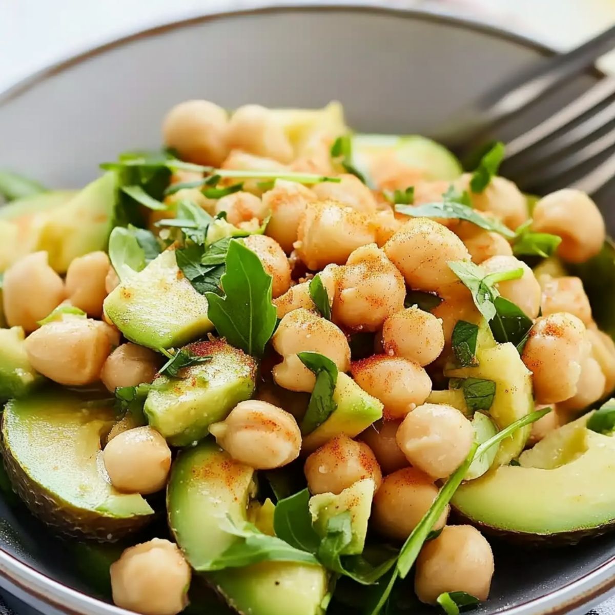 Salade D'Avocats Et De Pois Chiche
